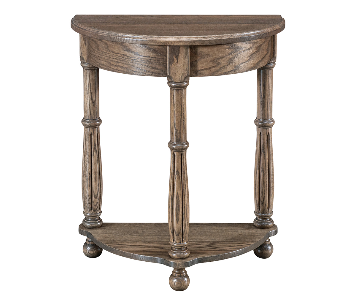 Royal Ridge Half Round Table | German Heritage Amish Furniture